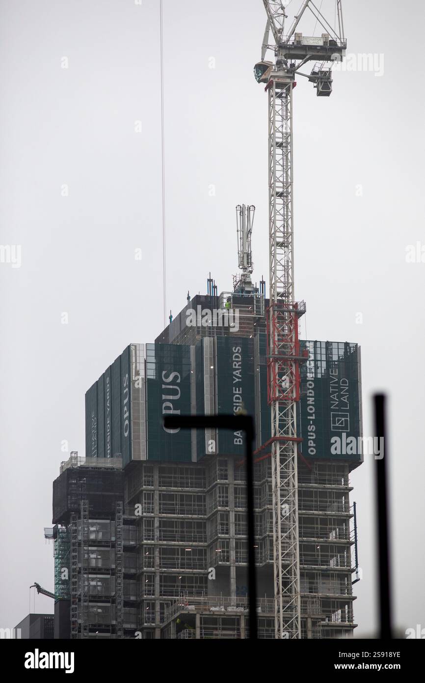 Construction work taking place at OPUS WILL BE THE FIRST RESIDENTIAL ...