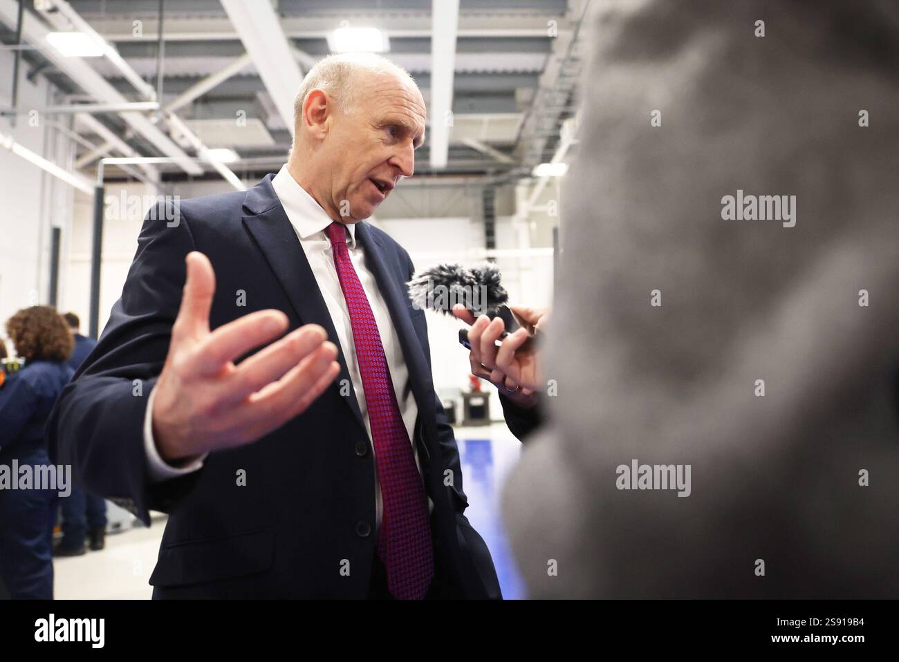 Defence Secretary John Healey during his visit to Rolls Royce's nuclear ...
