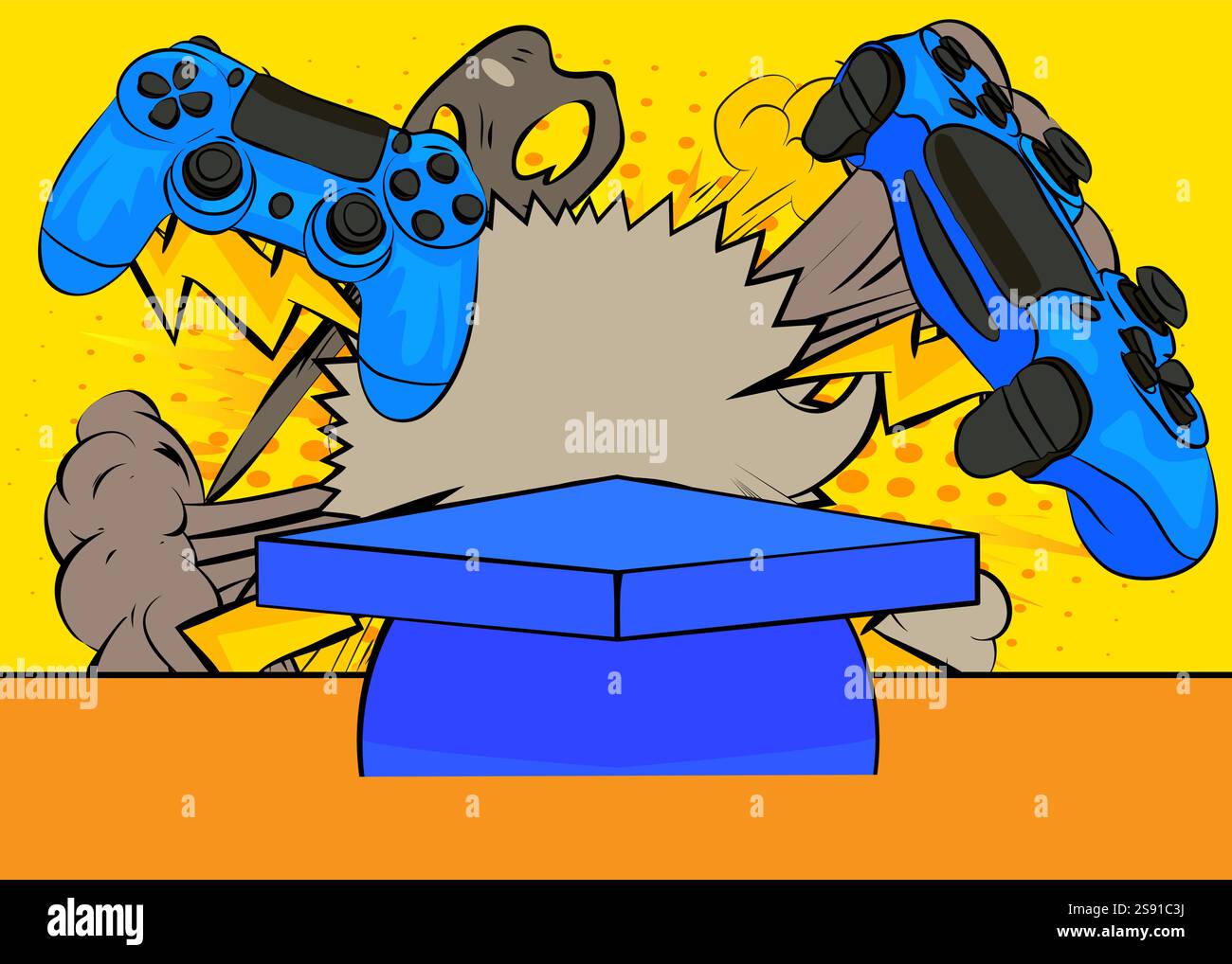 Comic Book Product podium stage for mockup presentation with Gaming ...