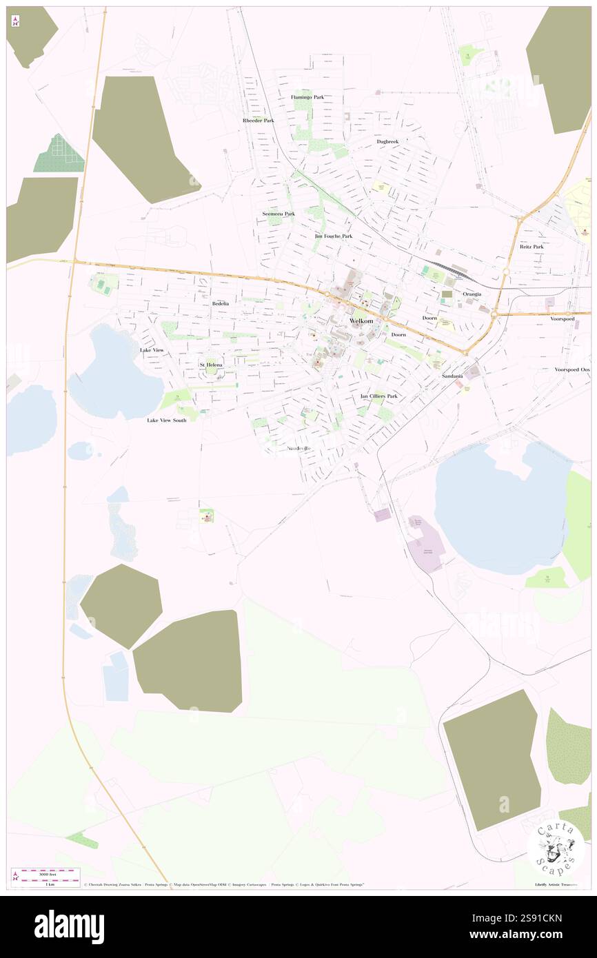 Naudeville, Lejweleputswa District Municipality, ZA, South Africa ...