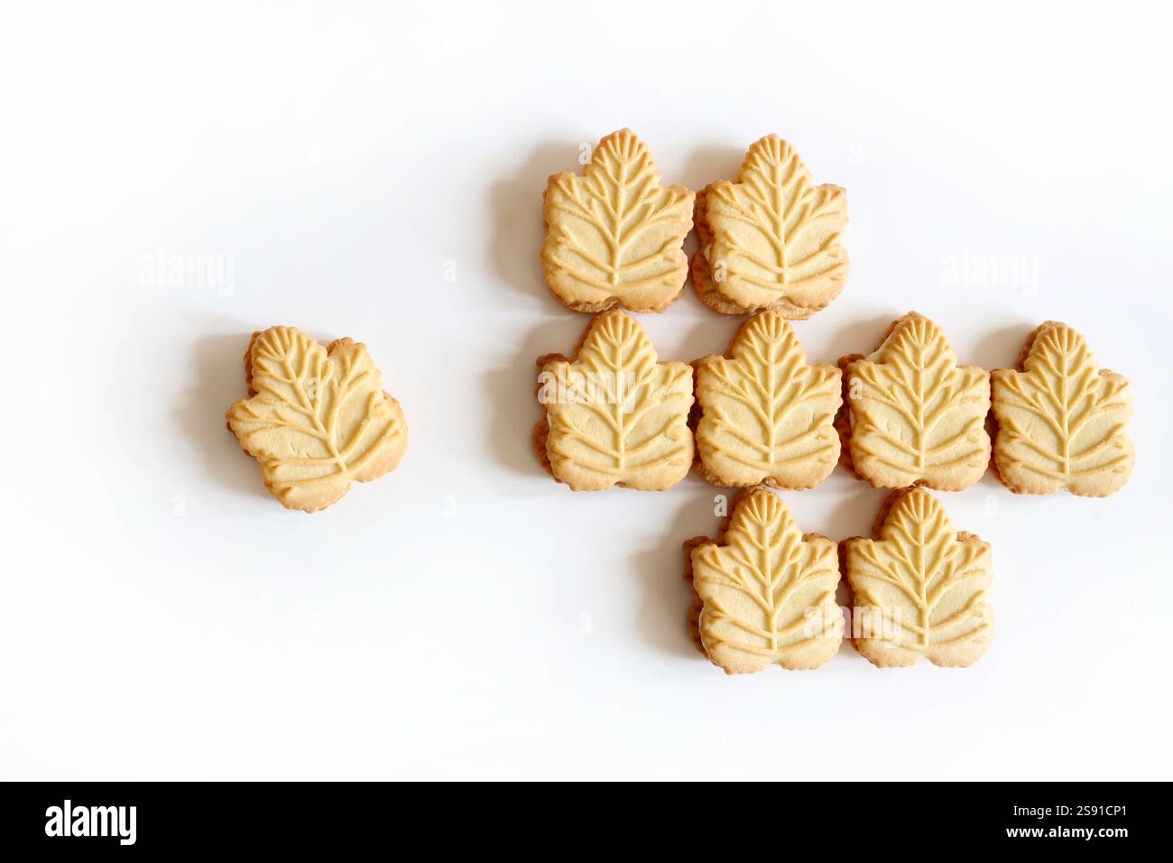 Classic Canadian maple leaf shaped cookies. Maple cream sandwiched ...