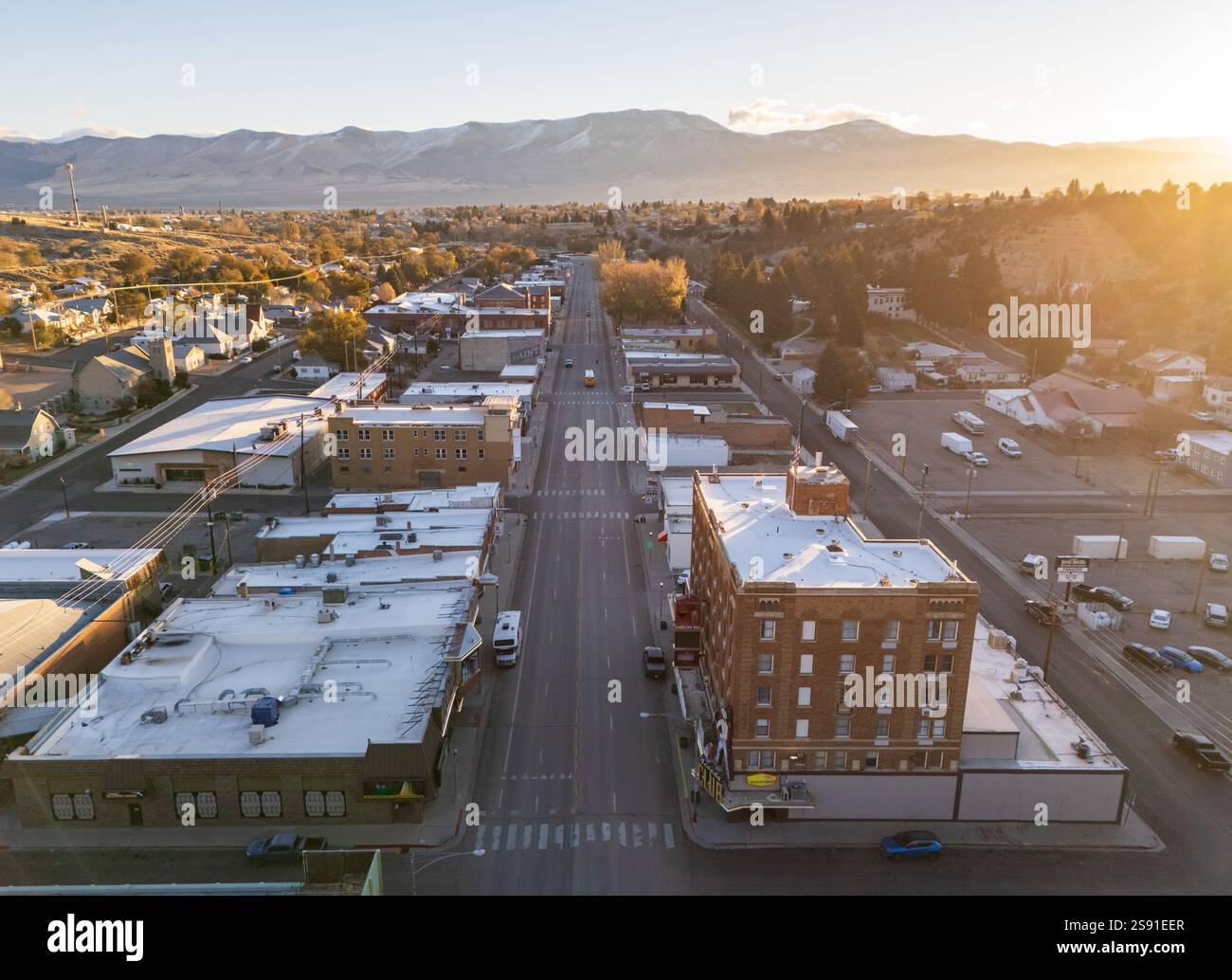 Ely, Nevada, USA - November 6th 2024: Historic Hotel Nevada and Casino ...