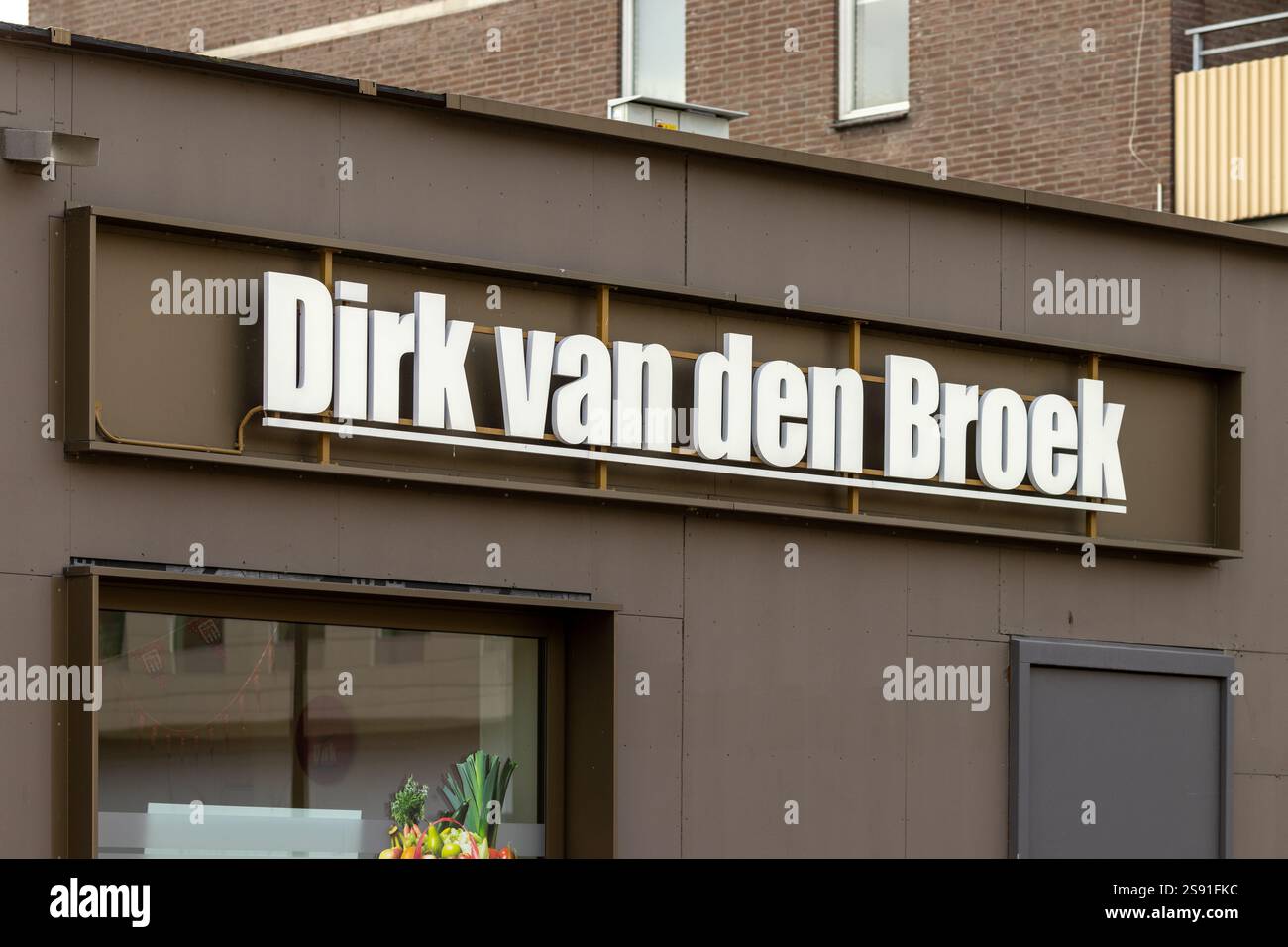 Dirk van den Broek supermarket shop logo, Dirk van den Broek, is a ...