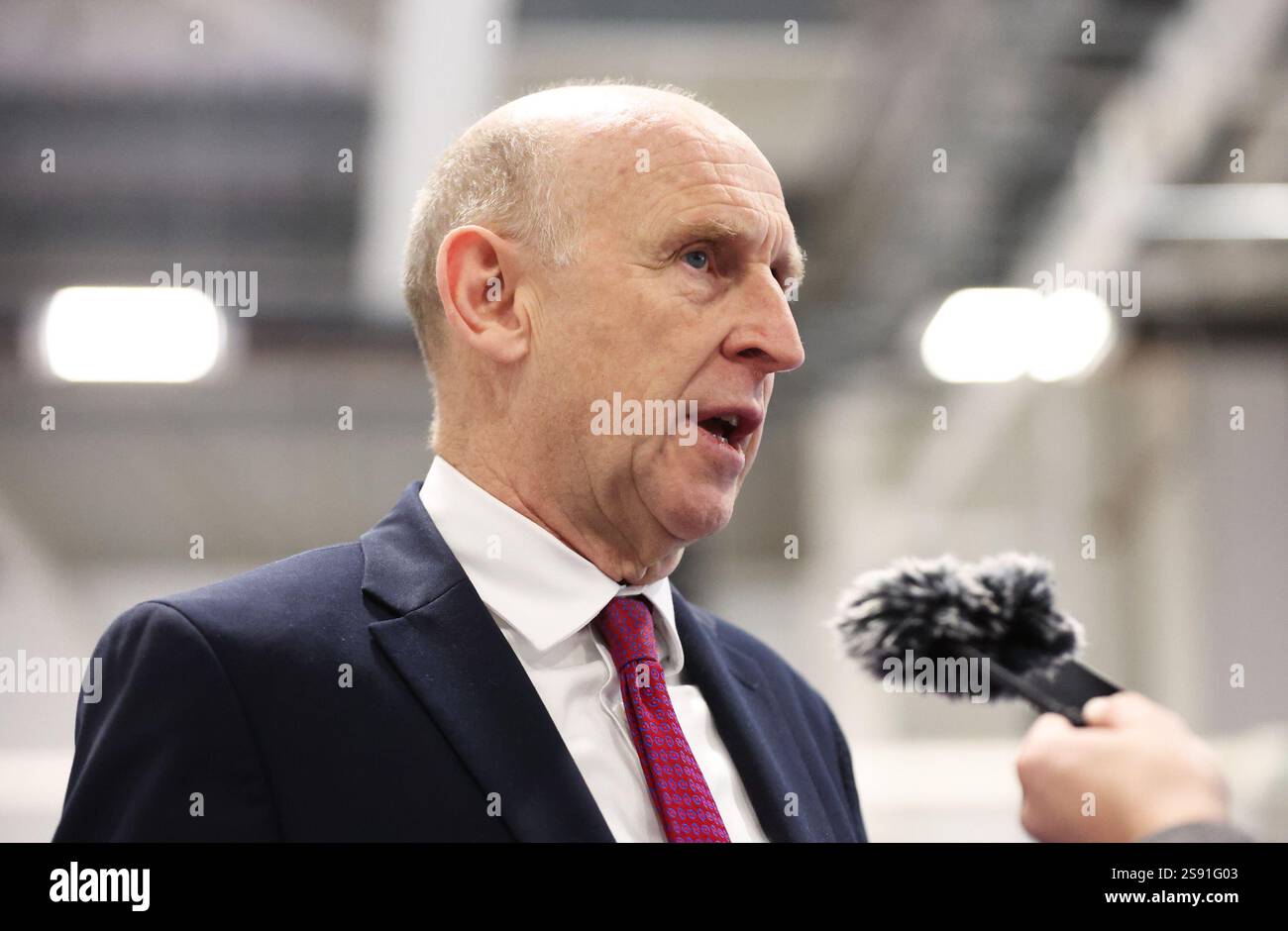 Defence Secretary John Healey during his visit to Rolls Royce's nuclear ...