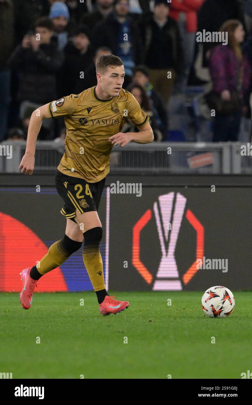 Real Sociedad's Luka Sucic during the Uefa Europa League soccer match ...