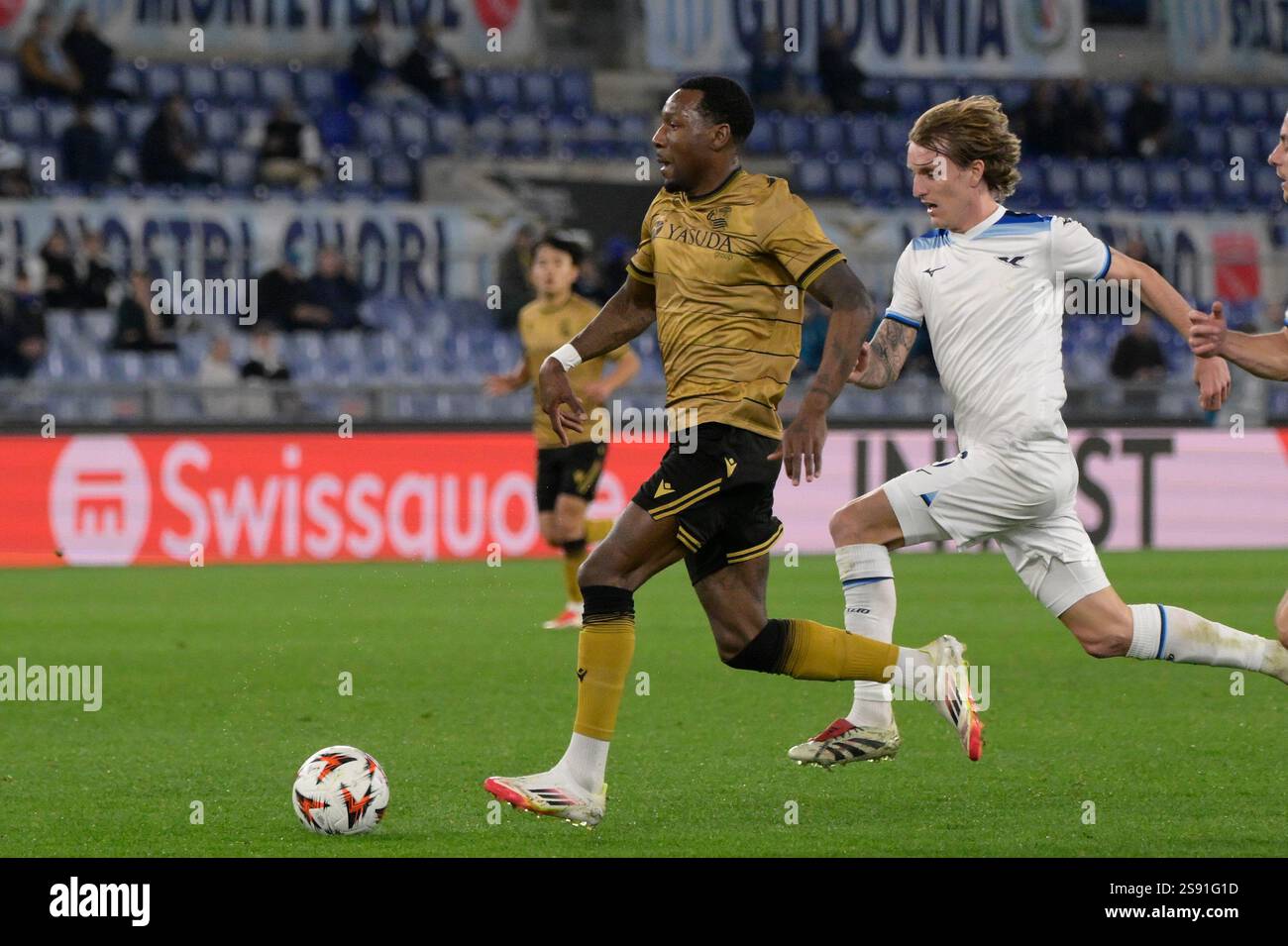 Real Sociedad's Sheraldo Becker during the Uefa Europa League soccer ...