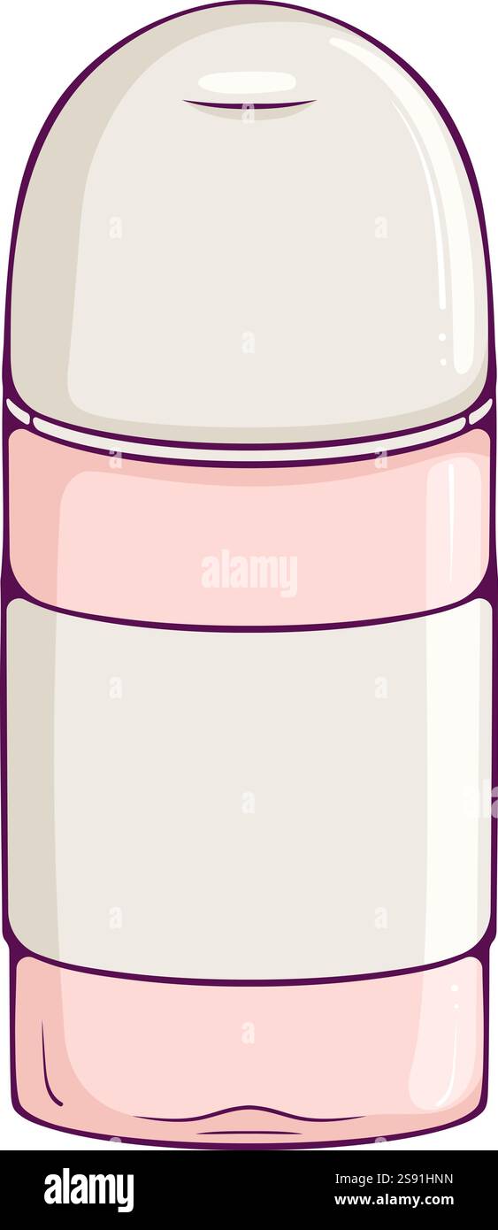 Cosmetic roll-on antiperspirant deodorant bottle color Stock Vector ...