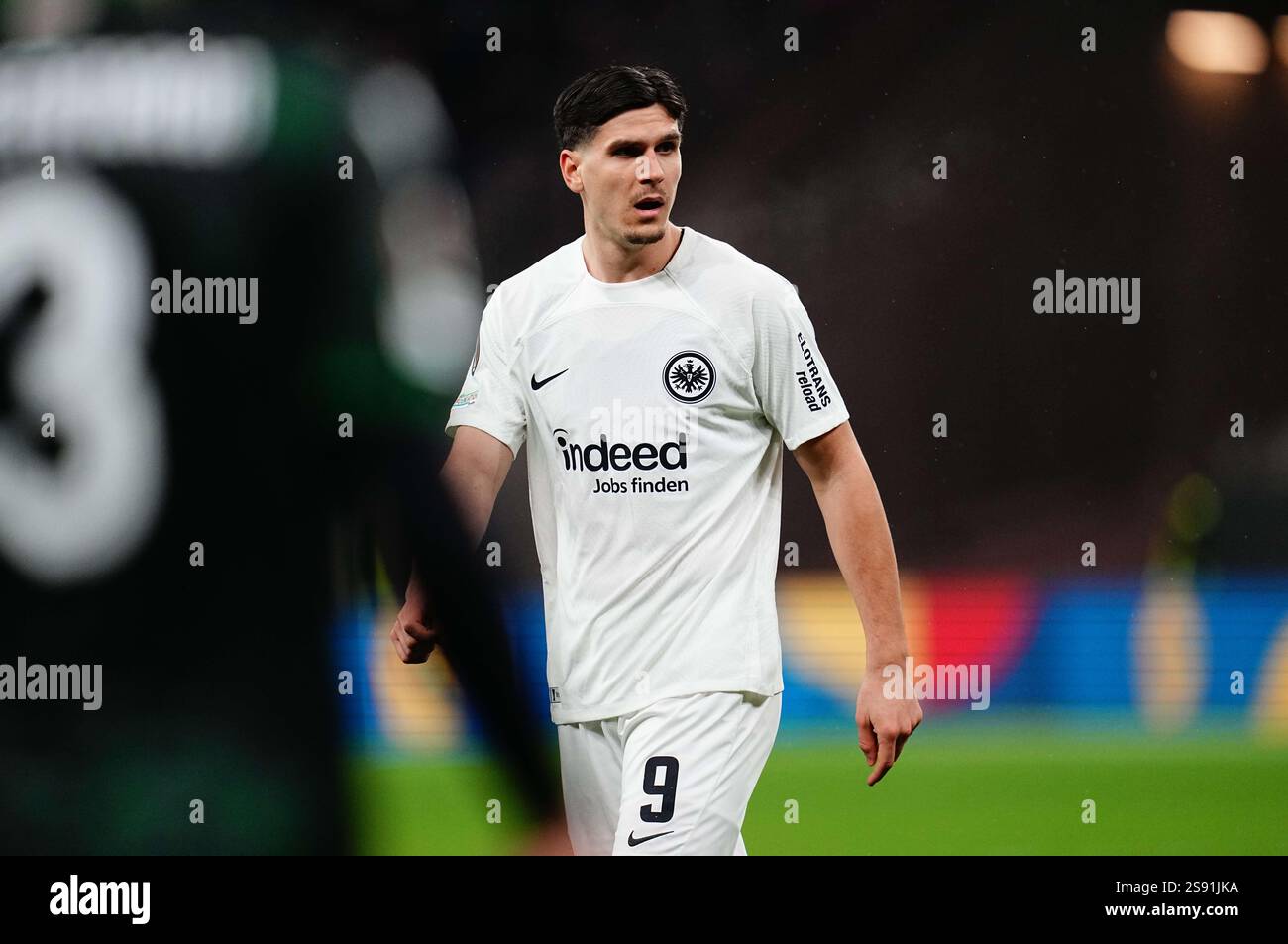 Frankfurt, Germany. January 23 2025: Igor Matanovic (Eintracht ...
