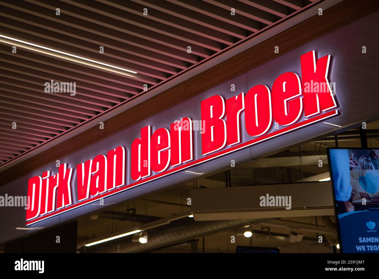 Dirk van den Broek supermarket shop logo, Dirk van den Broek, is a ...