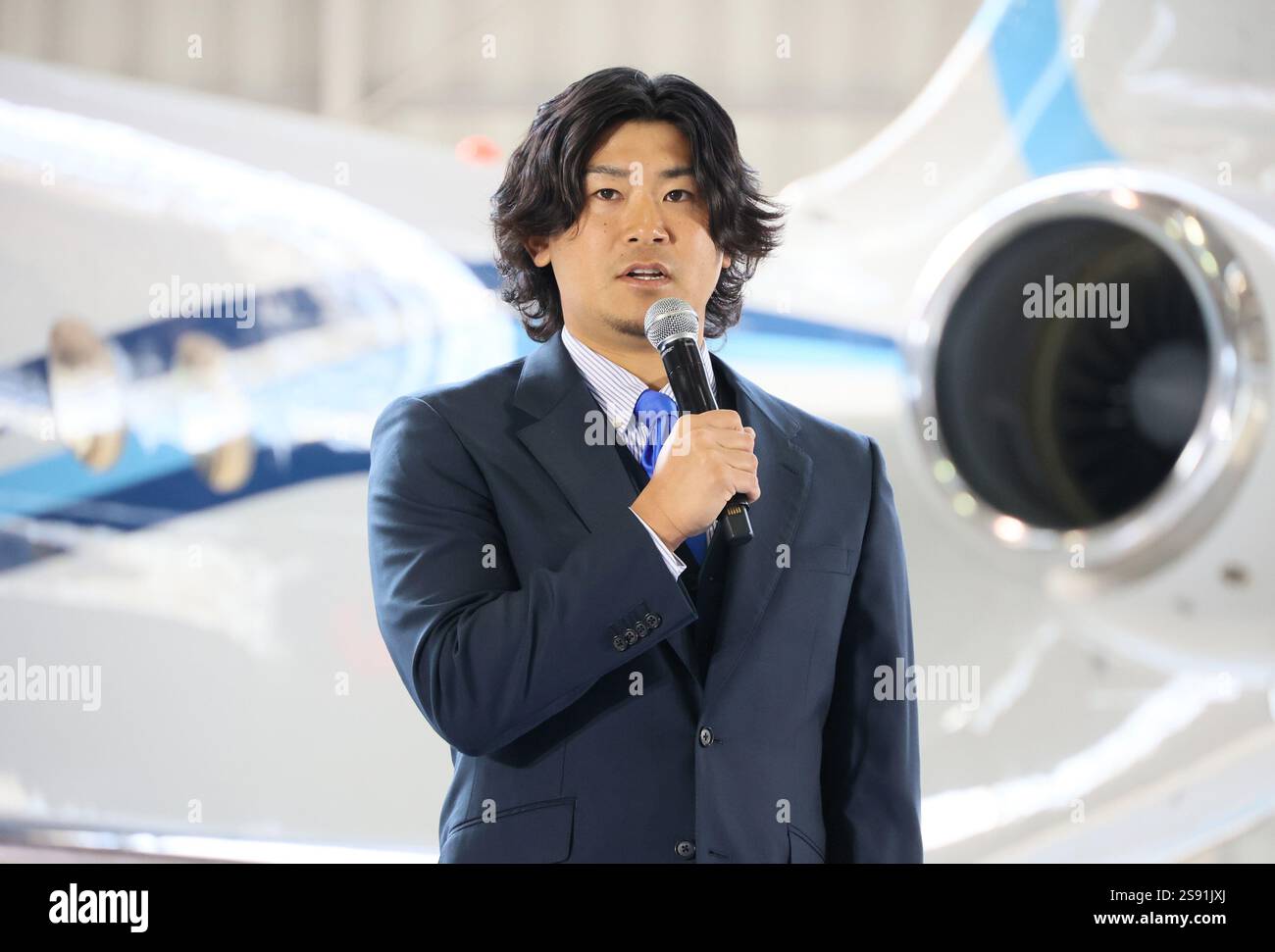 January 24, 2025, Tokyo, Japan - Major League Baseball's Chicago Cubs pitcher Shota Imanaga ...