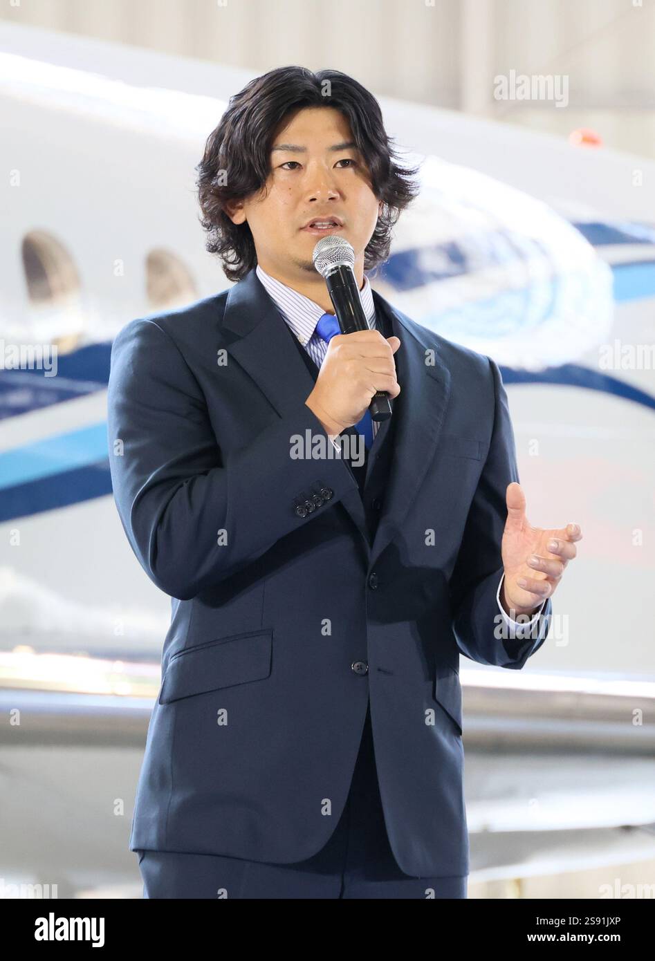 January 24, 2025, Tokyo, Japan - Major League Baseball's Chicago Cubs pitcher Shota Imanaga ...