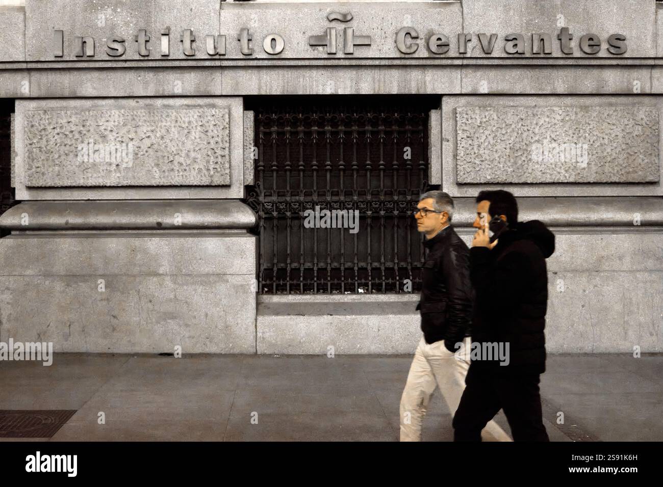 Madrid. Spain - January 24, 2025: Instituto Cervantes in Madrid, Spain ...