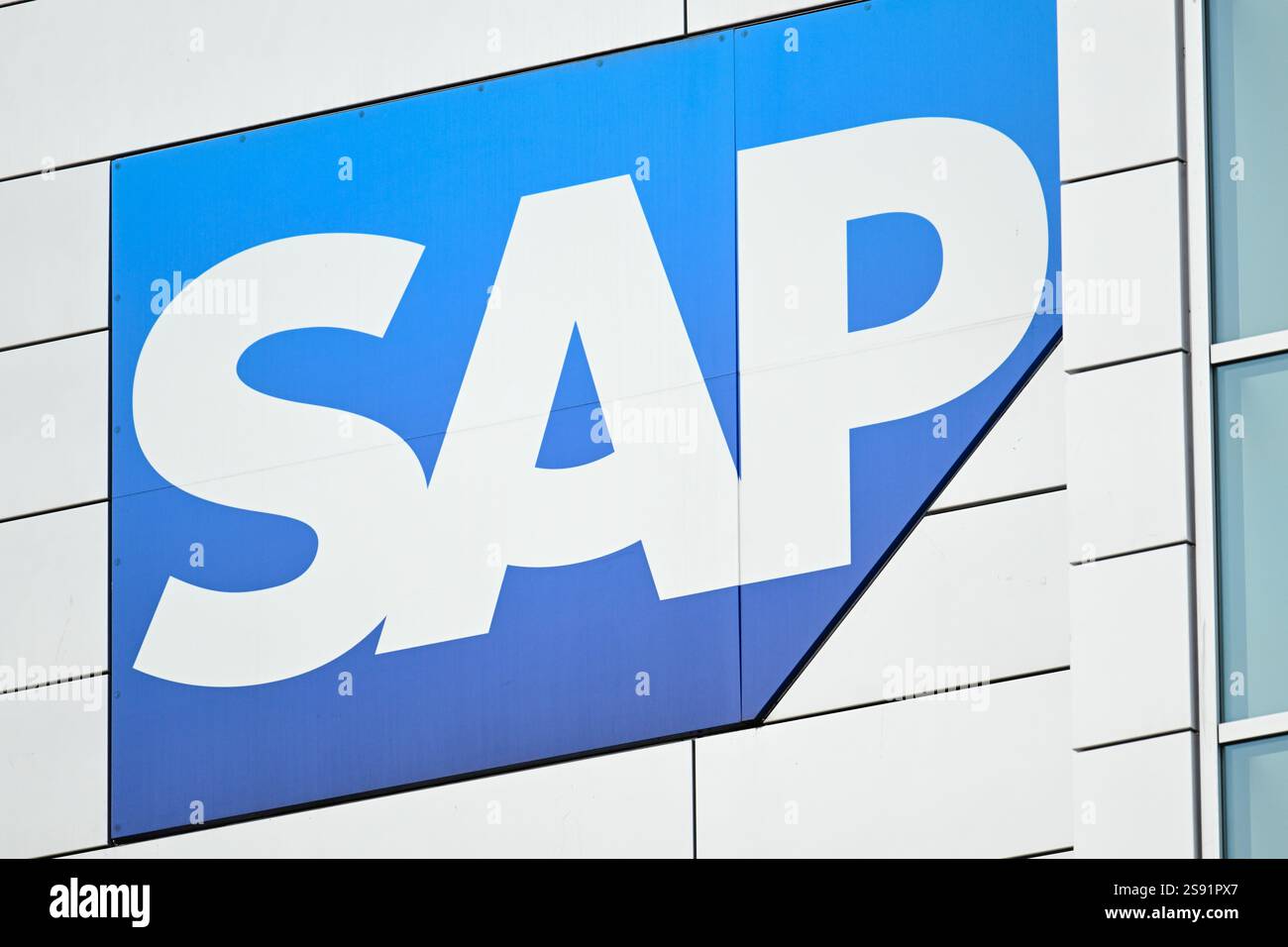 PRODUCTION - 24 January 2025, Baden-Württemberg, Walldorf: The word ...