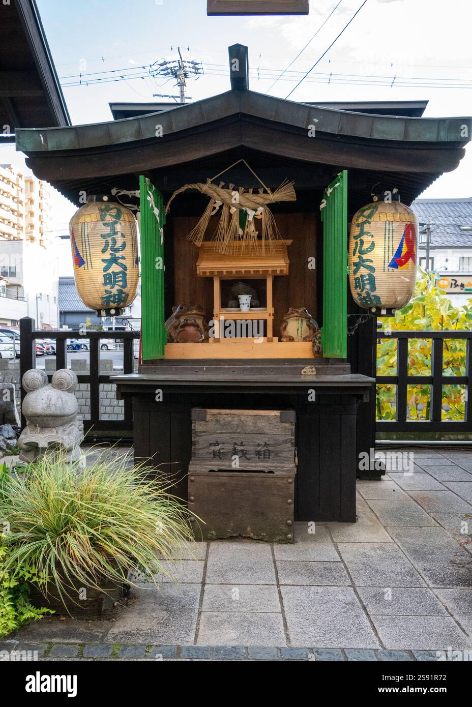 Small Shrine in Street, Matsumoto City, Japan Stock Photo - Alamy