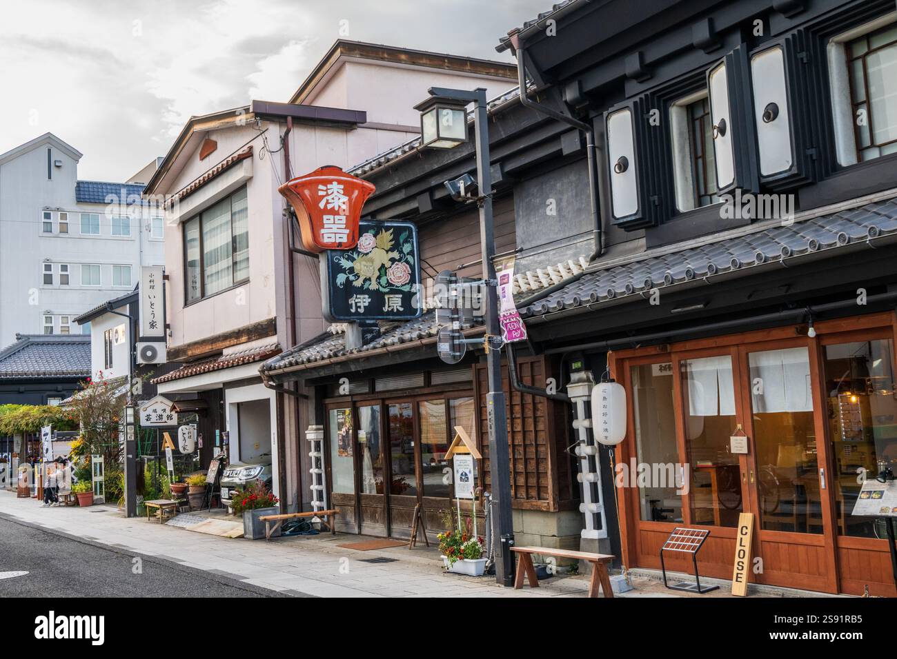 Pretty Street in Matsumoto City, Japan Stock Photo - Alamy