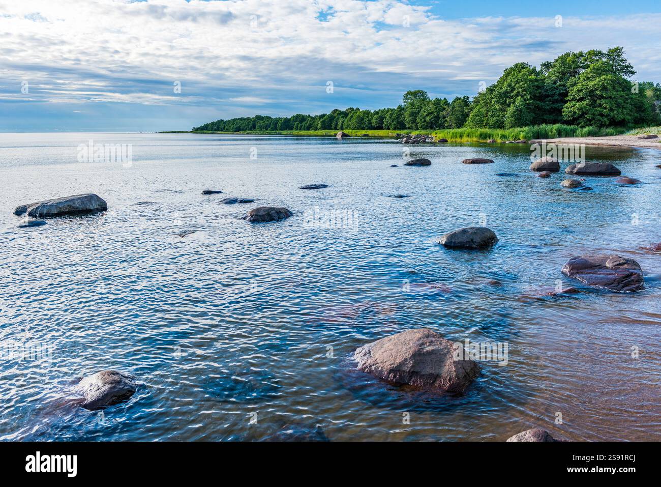 Coastal Landscape near Leesi Village, Lahemaa National Park, Estonia ...