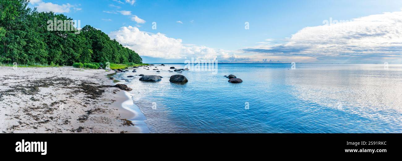 Coastal Landscape near Leesi Village, Lahemaa National Park, Estonia ...