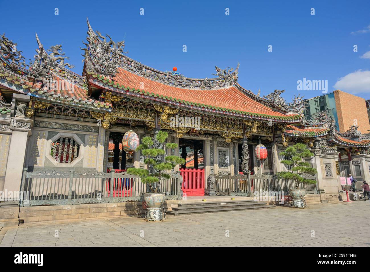 Mengjia Longshan-Tempel, Guangzhou Street, Taipeh, Taiwan *** Mengjia ...