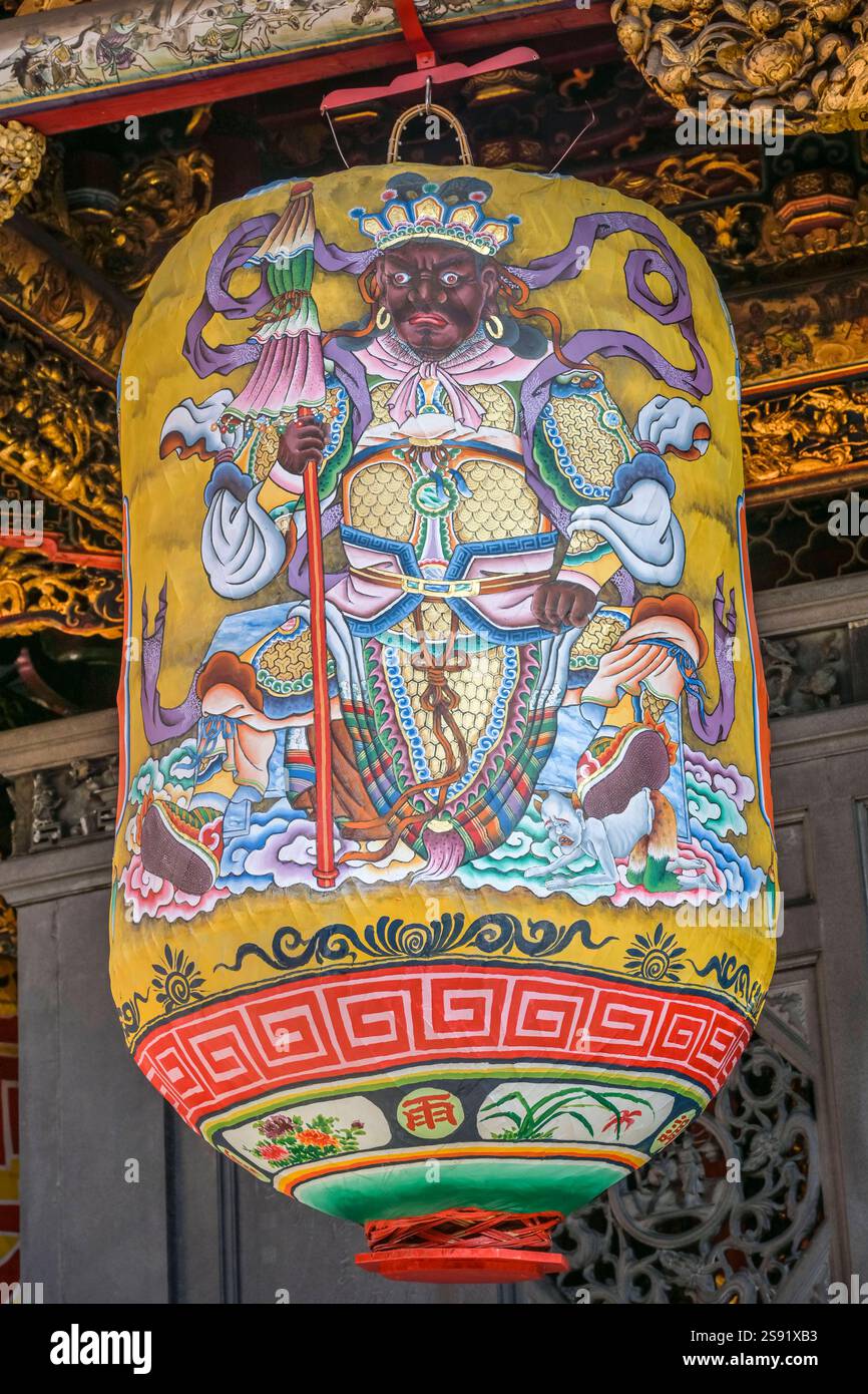 Lampion, Mengjia Longshan-Tempel, Guangzhou Street, Taipeh, Taiwan ...