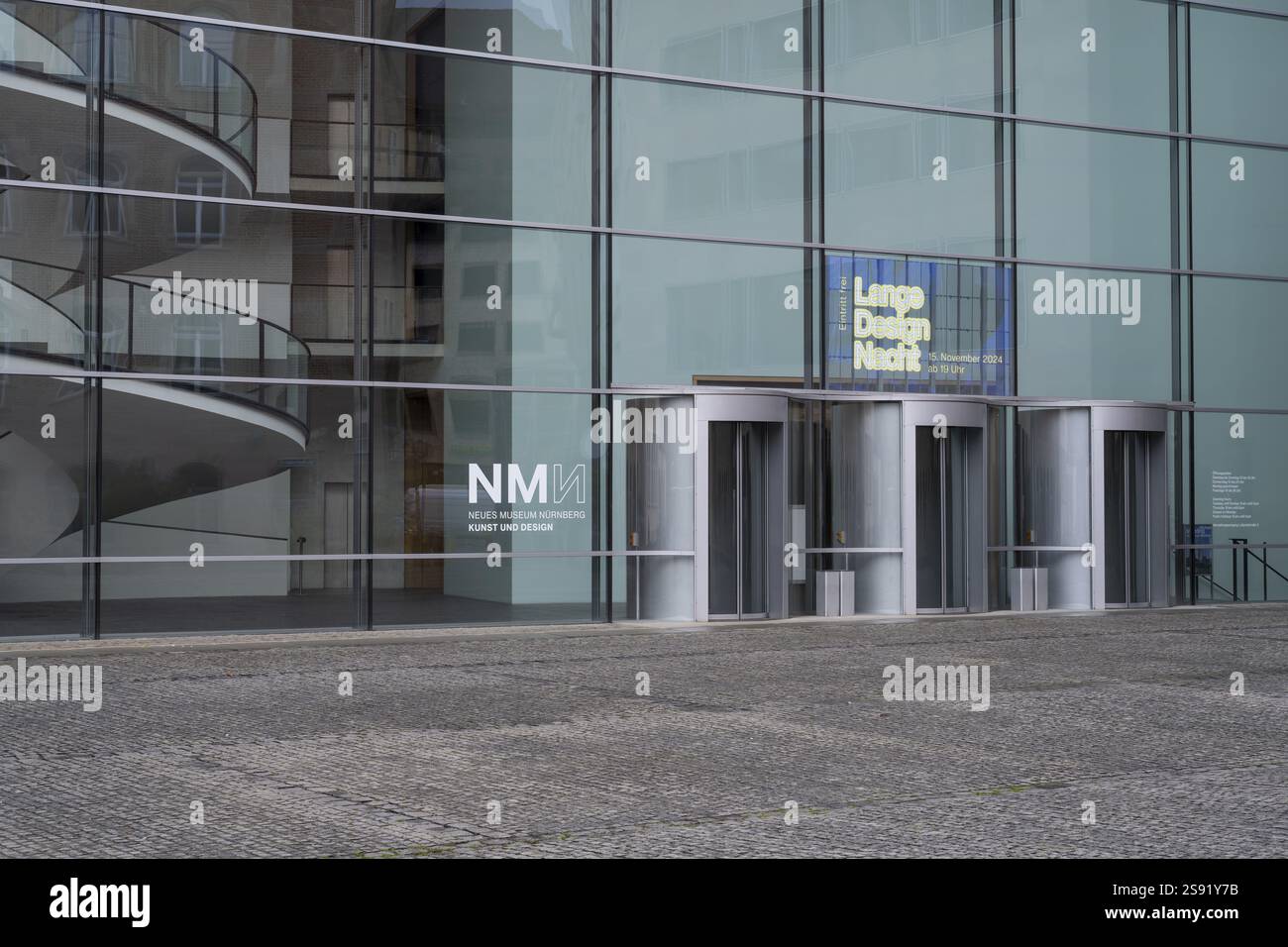 Neues Museum Nuernberg, NMN, Art and Design, Klarissenplatz, Nuremberg, Middle Franconia ...