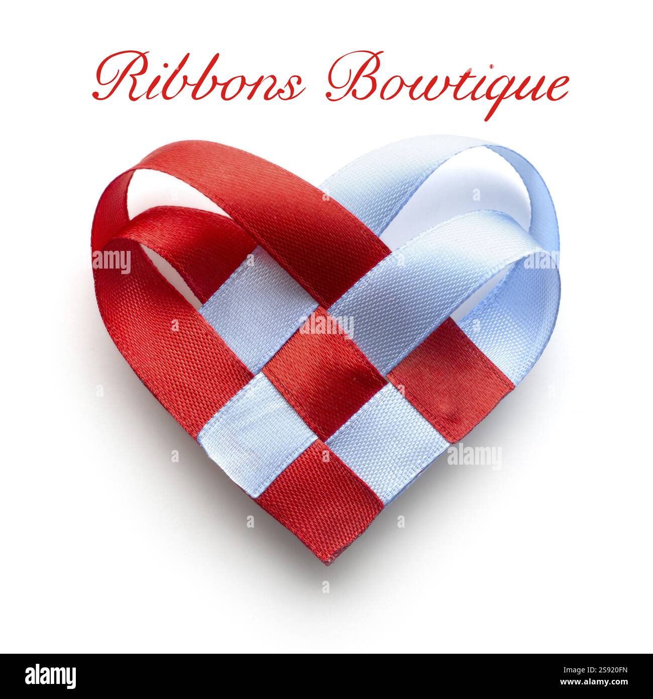 Creative valentines concept photo of a heart crazy bow on white ...
