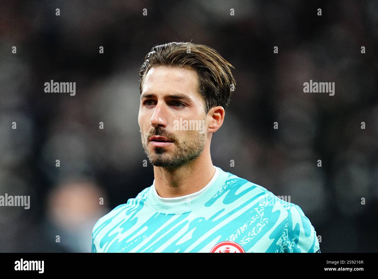 January 23 2025: Kevin Trapp (Eintracht Frankfurt) looks on during a ...