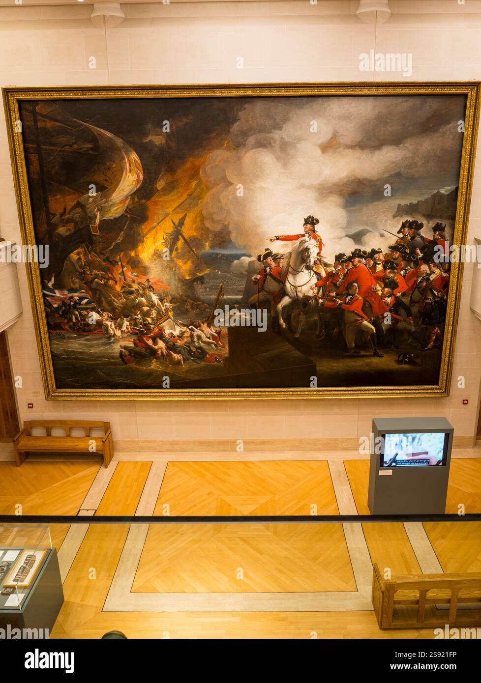The Defeat of the Floating Batteries at Gibraltar, Guildhall Art ...