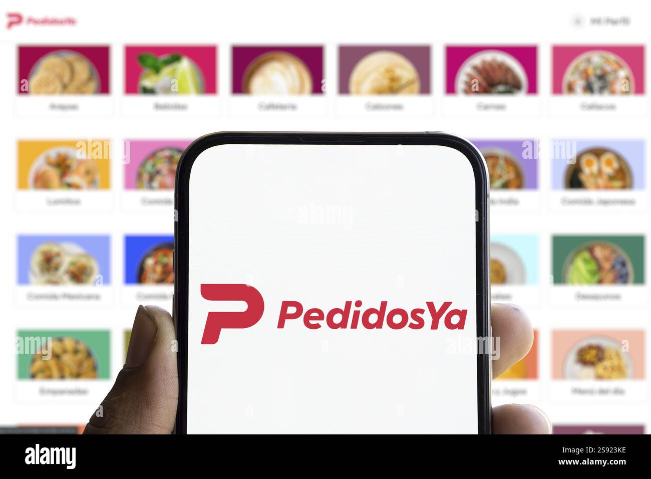Dhaka, Bangladesh- 26 Nov 2024: Pedidosya logo is displayed on ...
