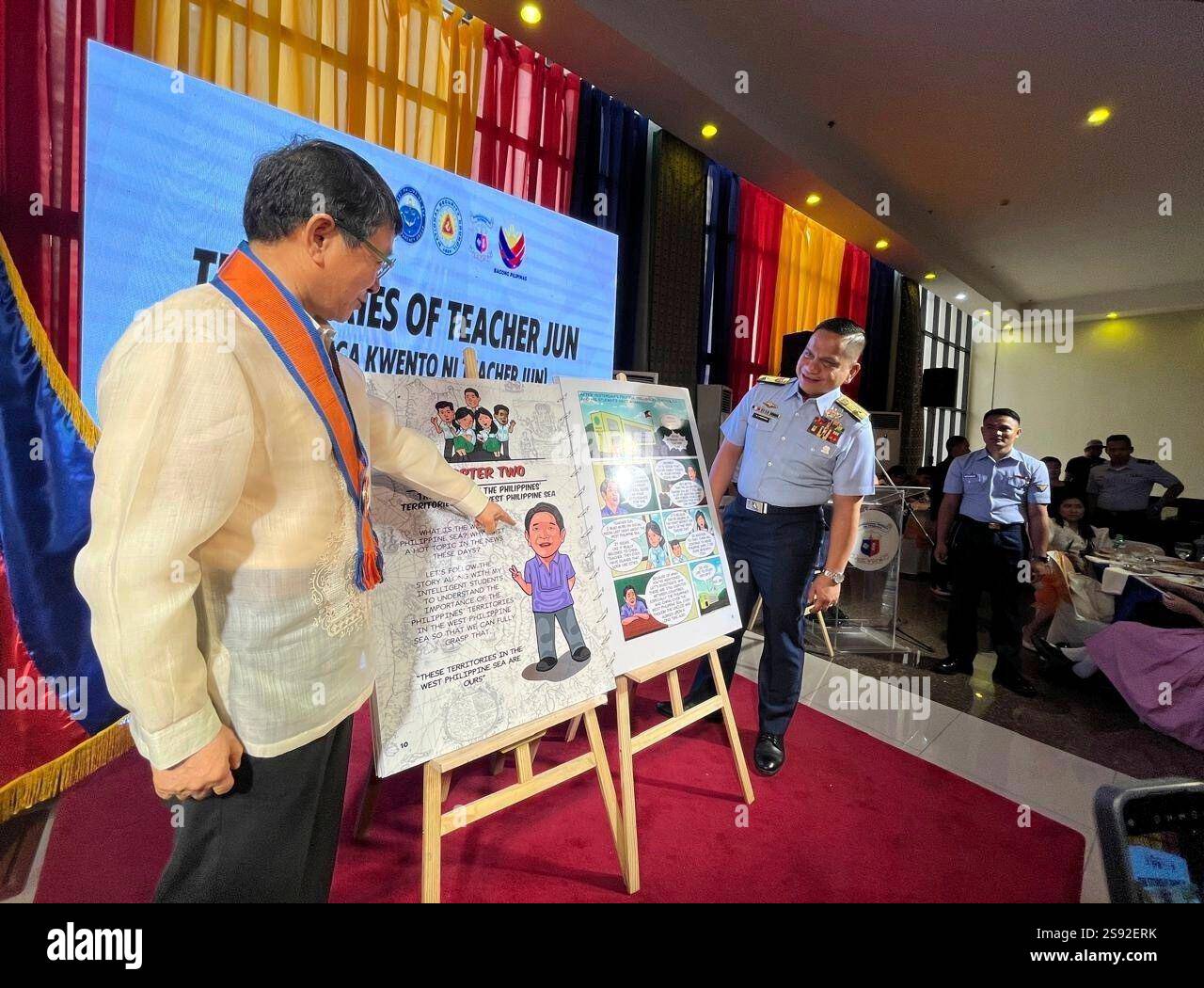 Philippine Coast Guard and national security officials launch comic ...