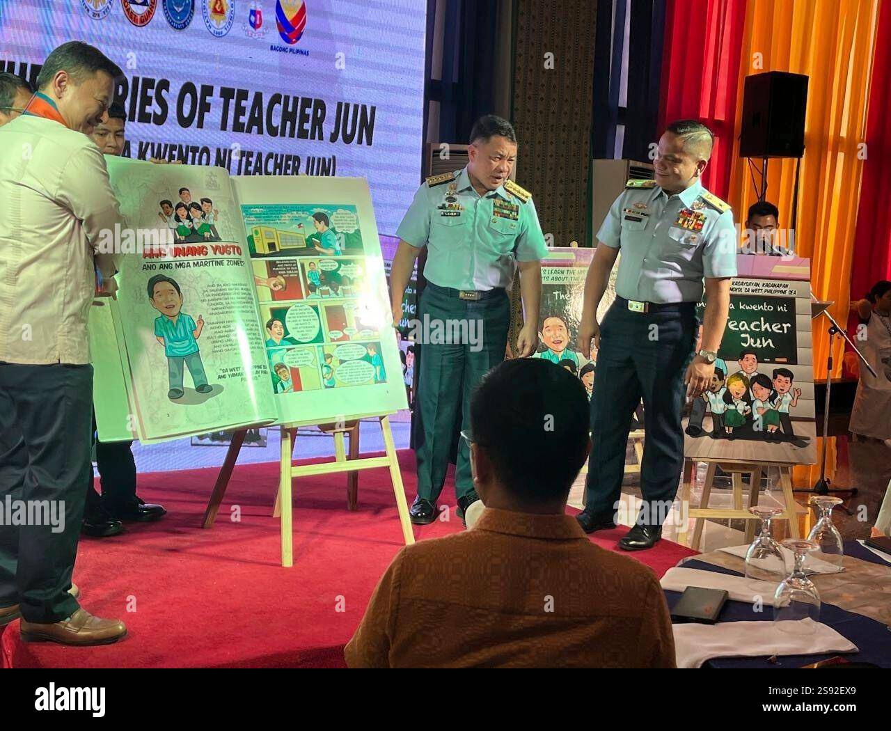 Philippine Coast Guard and national security officials launch comic ...
