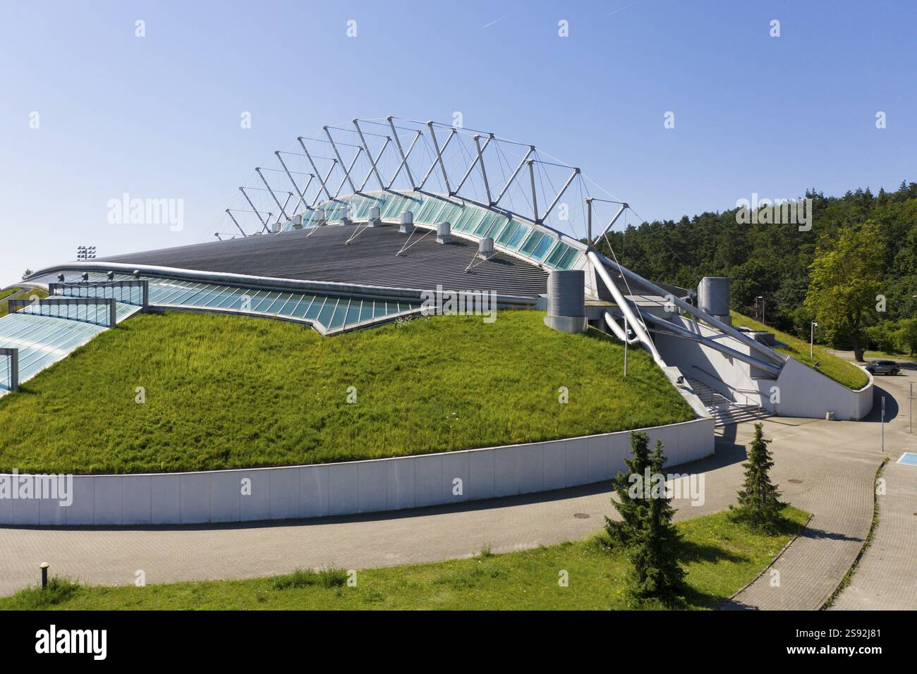 Gdynia, sports and entertainment hall, Polsat Arena. Drone photography ...