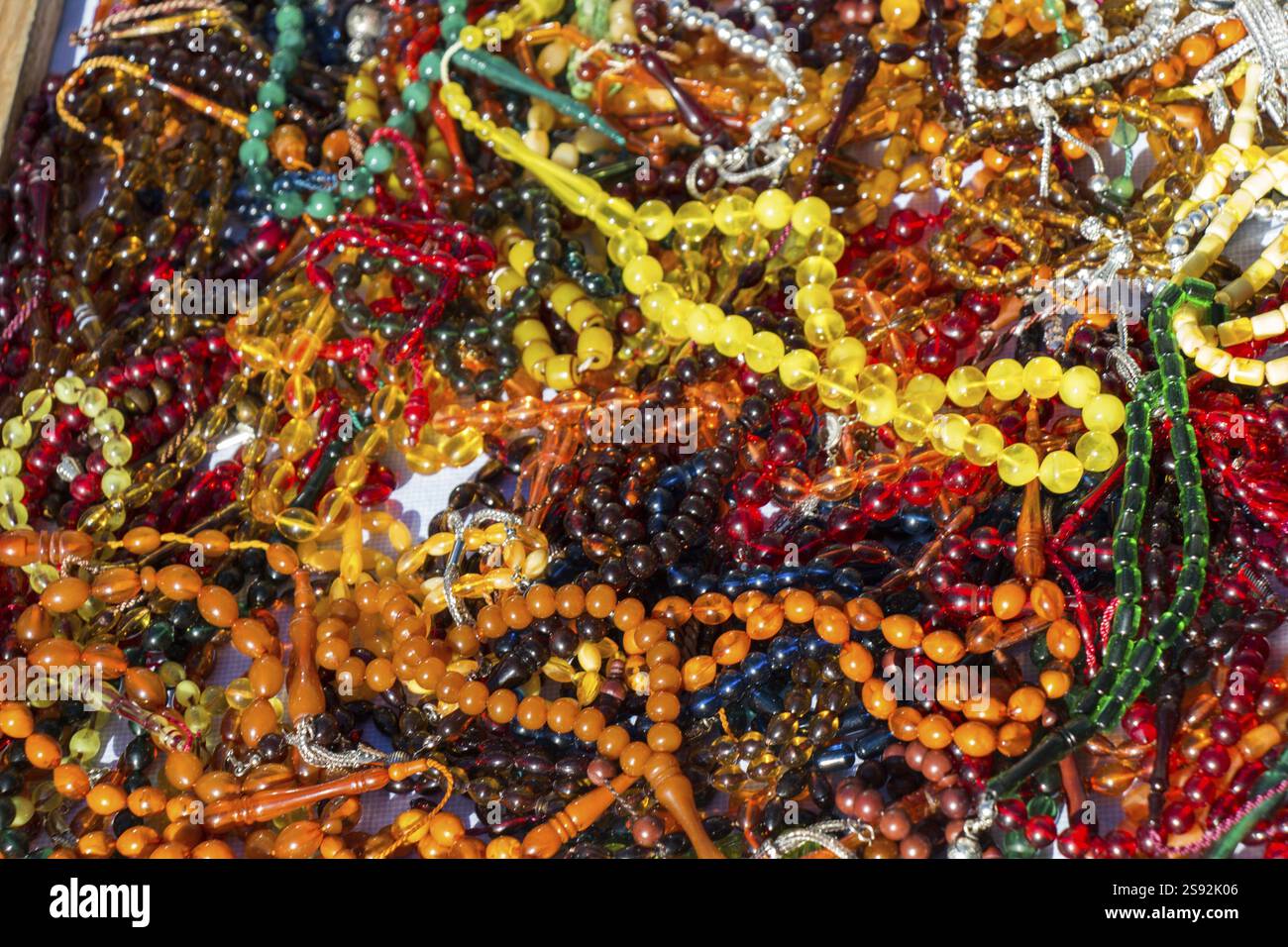 Set of praying beads of various colors Stock Photo - Alamy