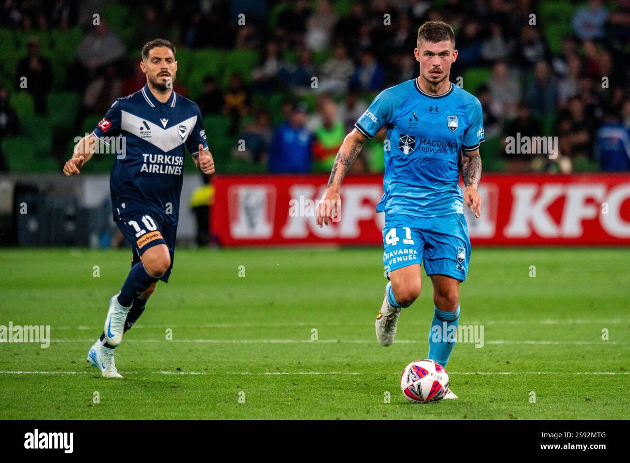 January 24, 2025, Melbourne, Victoria, Australia: Sydney FC Defender ...
