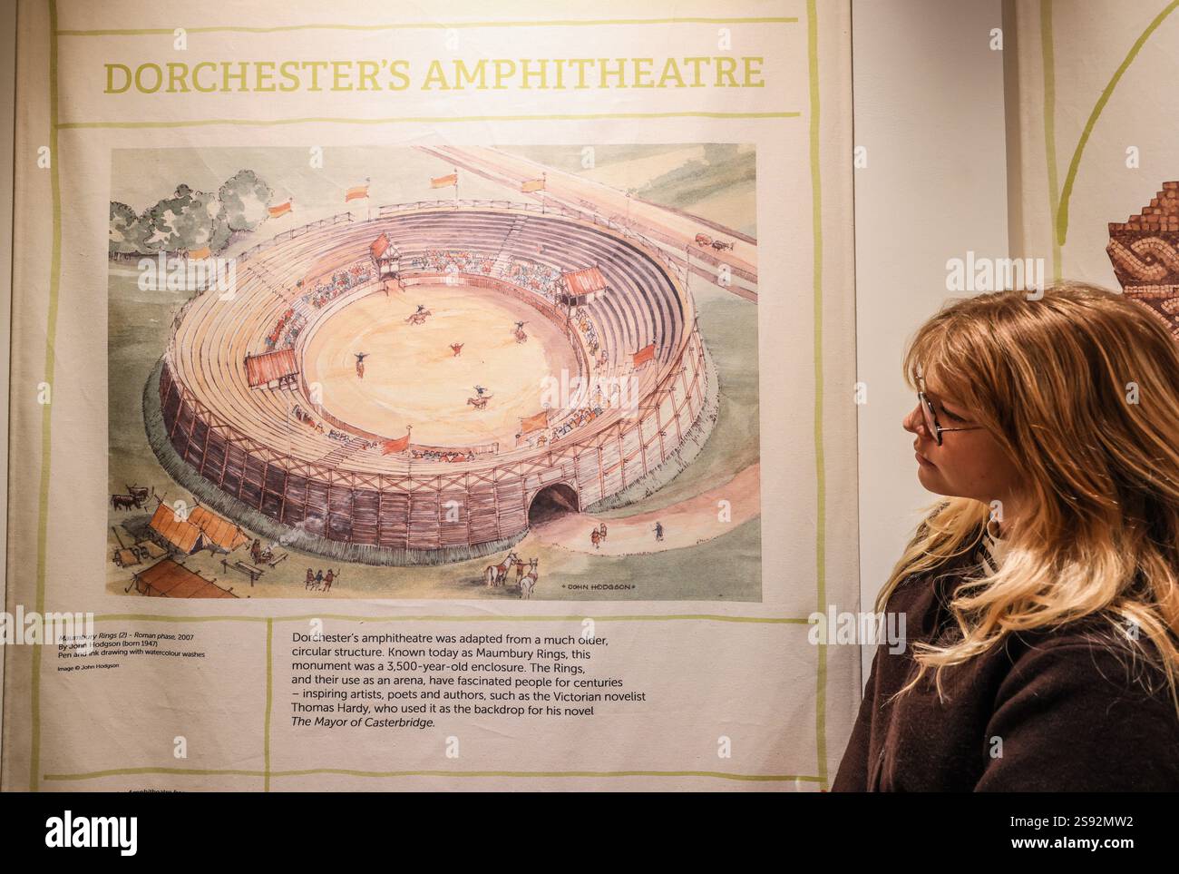 Dorset southwest England 24 Jan 2025 Gladiators of Britain is a British ...