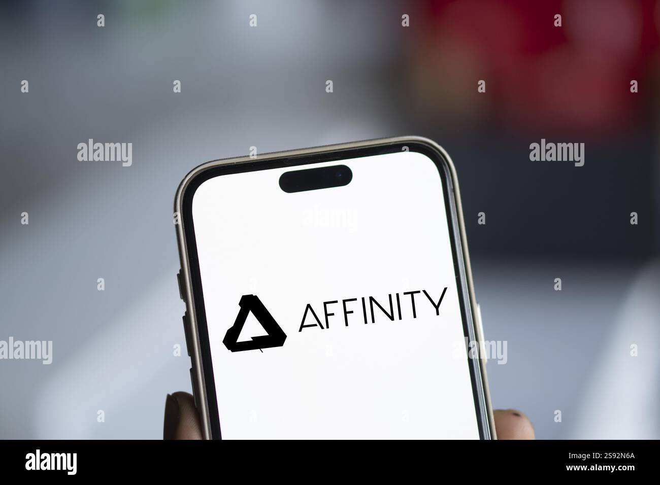 Dhaka, Bangladesh- 20 Jan 2025: Affinity logo is displayed on ...