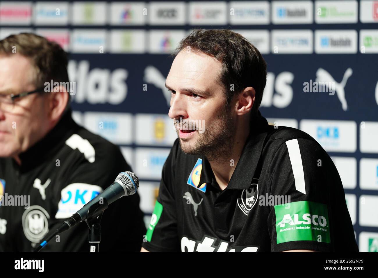 Benjamin Chatton (Deutschland, Manager) DEN, Pressekonferenz ...