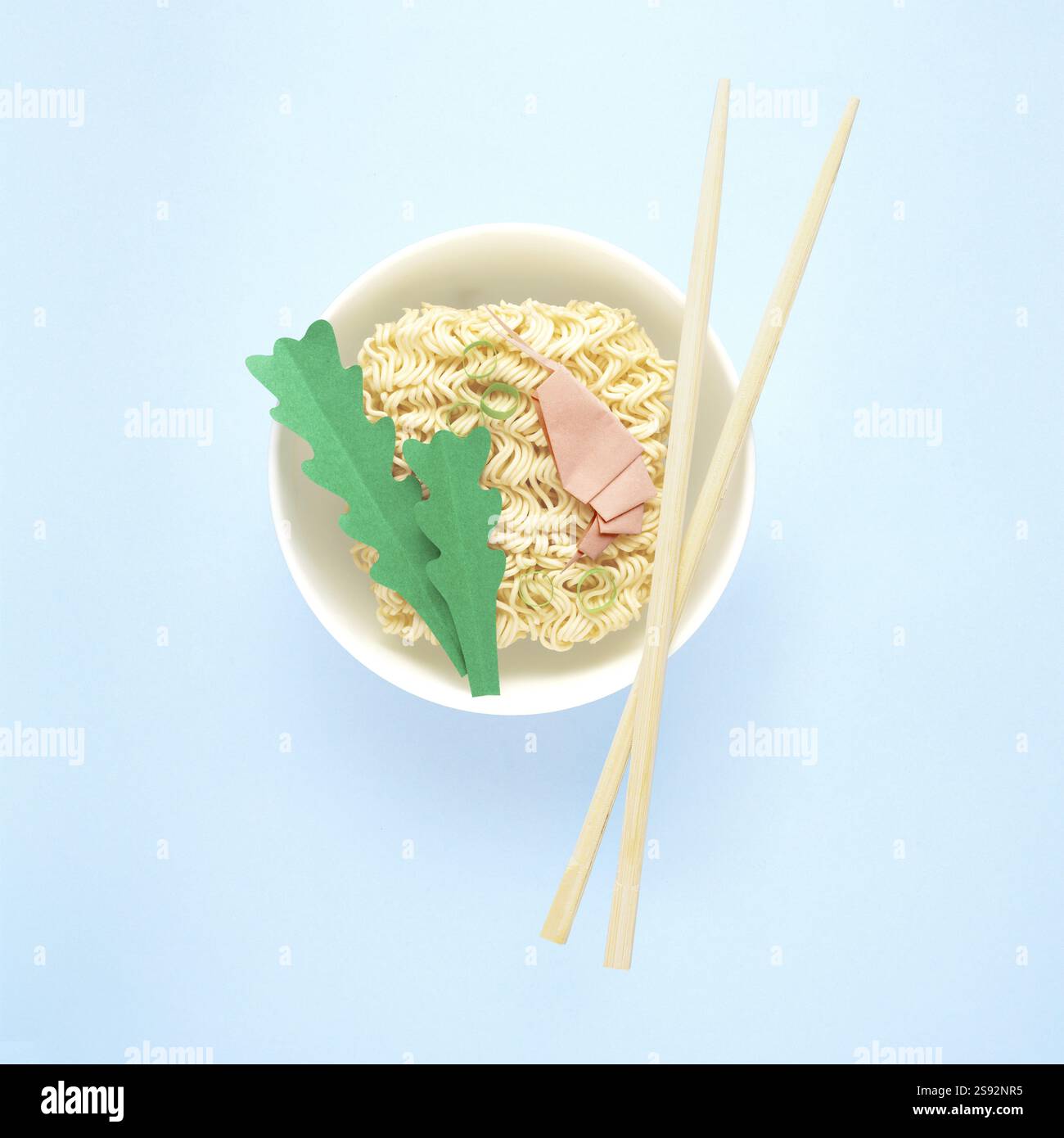 Creative food diet healthy eating concept photo of delicious ramen ...