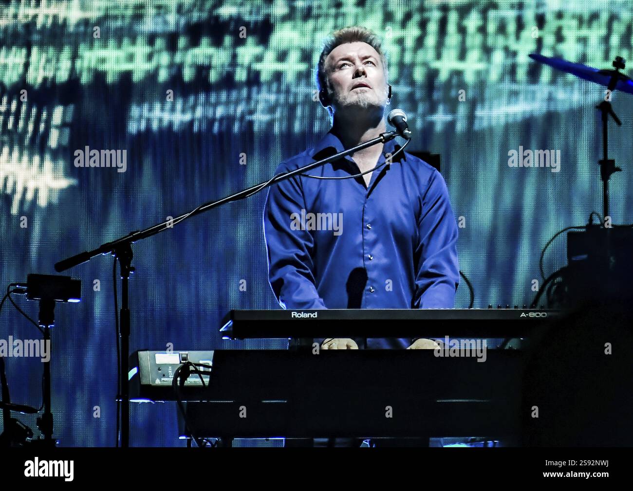 The Norwegian band a-ha with Magne Furuholmen performs at the Mercedes ...