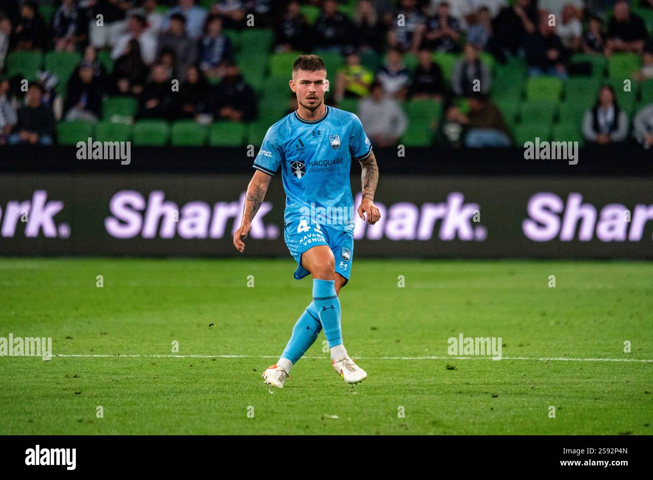 January 24, 2025, Melbourne, Victoria, Australia: Sydney FC Defender ...