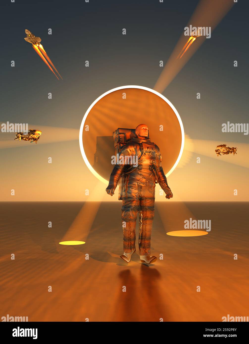 Moon base passing its sun hi-res stock photography and images - Alamy