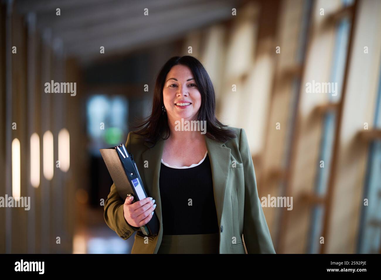 Edinburgh Scotland, UK 23 January 2025. Monica Lennon MSP at the ...