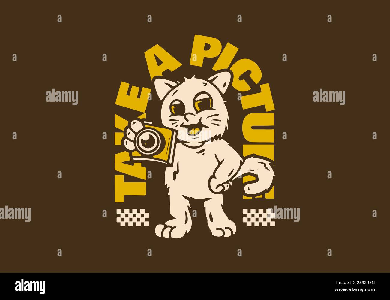 Looking camera standing young Stock Vector Images - Alamy