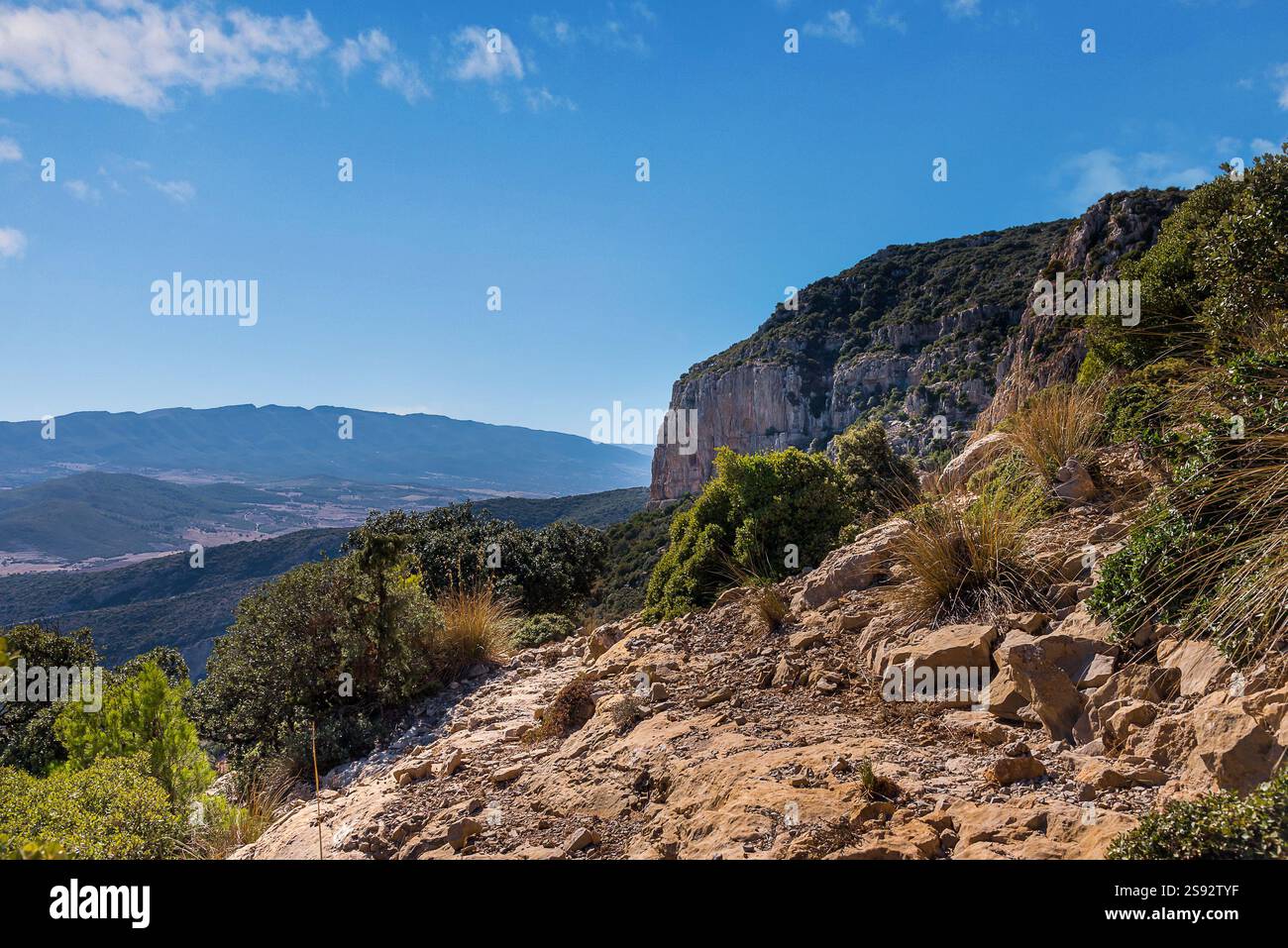 A beautiful view of the Bargou mountain in Tunisia Stock Photo - Alamy