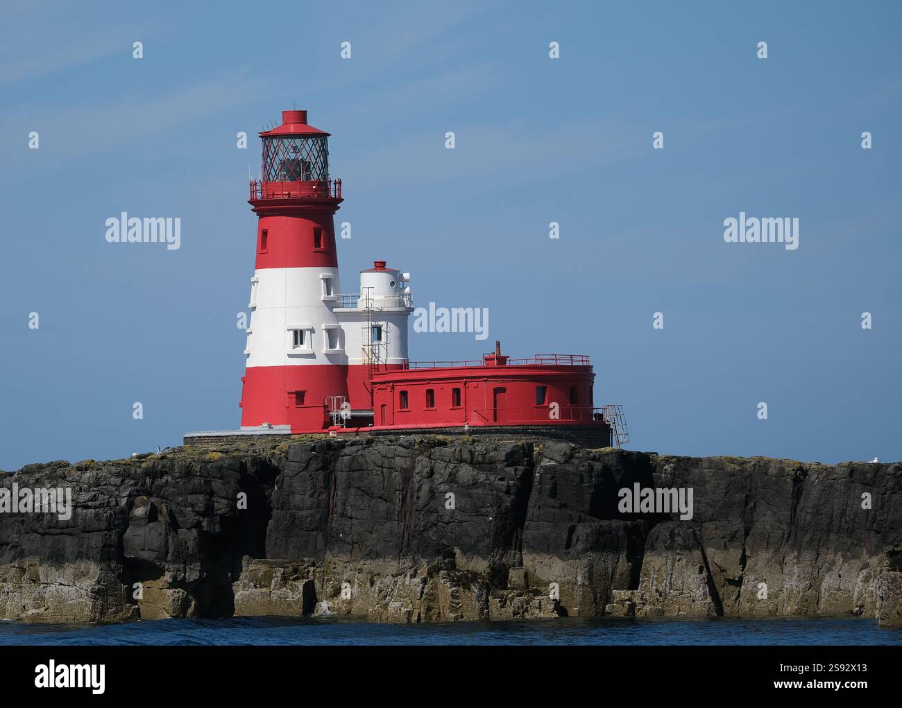 Longstone Lighthouse is an active 19th century lighthouse on Longstone ...