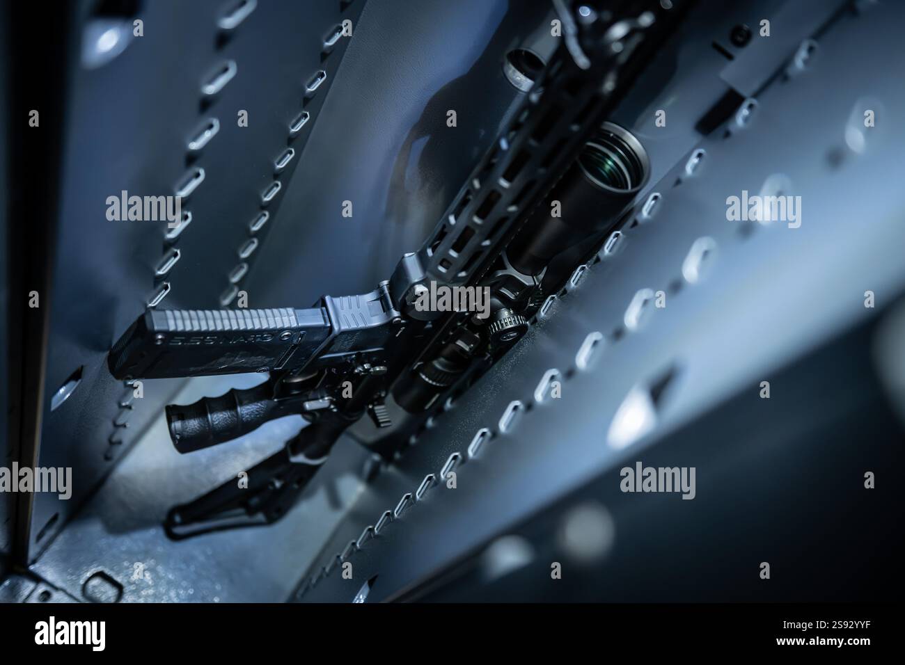 SYMBOL - 24 January 2025, Baden-Württemberg, Rottweil: A semi-automatic ...