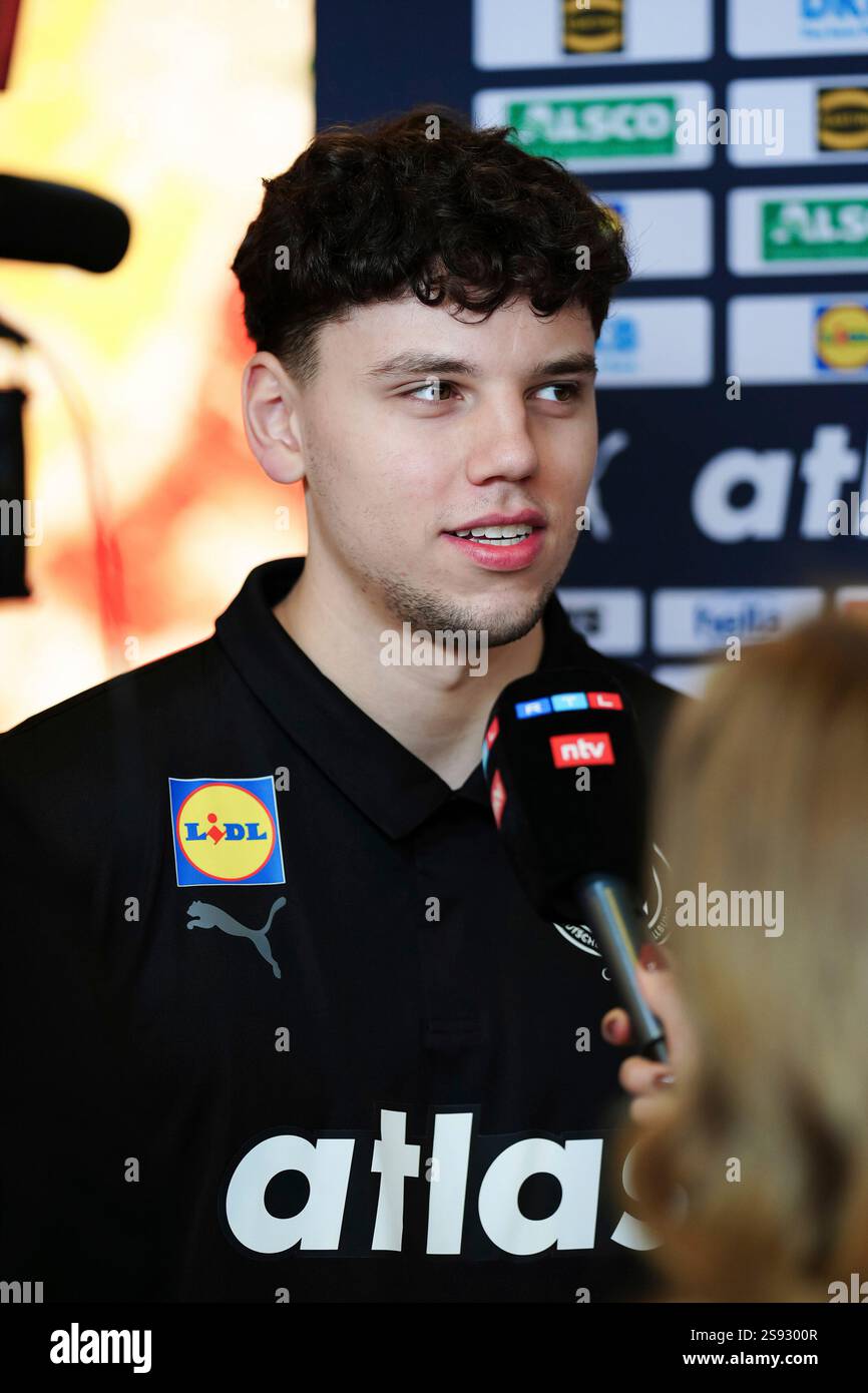 Marko Grgic (Deutschland, #71) DEN, Pressekonferenz Deutschland ...