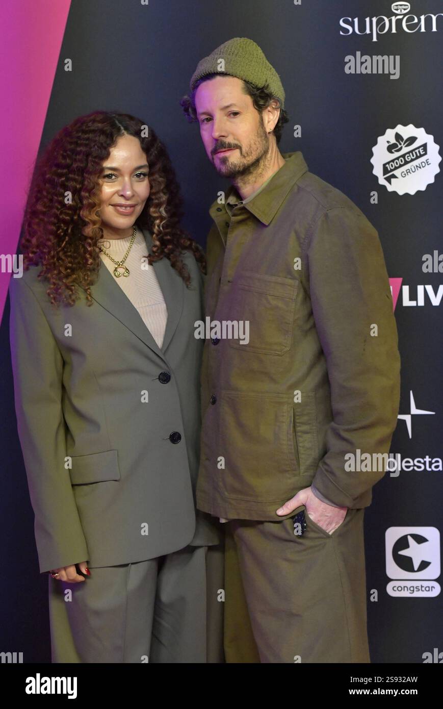 Joy Denalane und Max Herre 12/24 thg Joy Denalane mit Max Herre auf dem ...