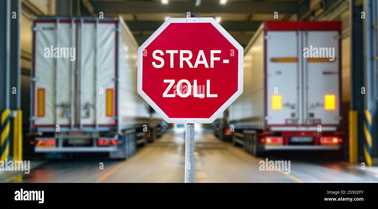 Lkw Mit A Schild