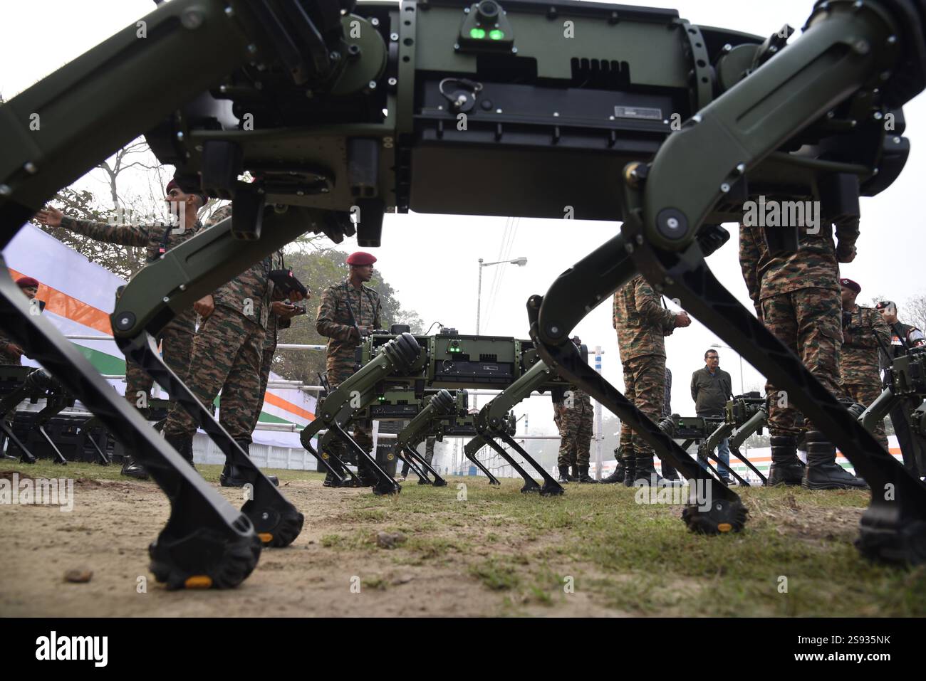 Indian Army showcases Robotic Mules ahead of the Final dress rehearsal ...