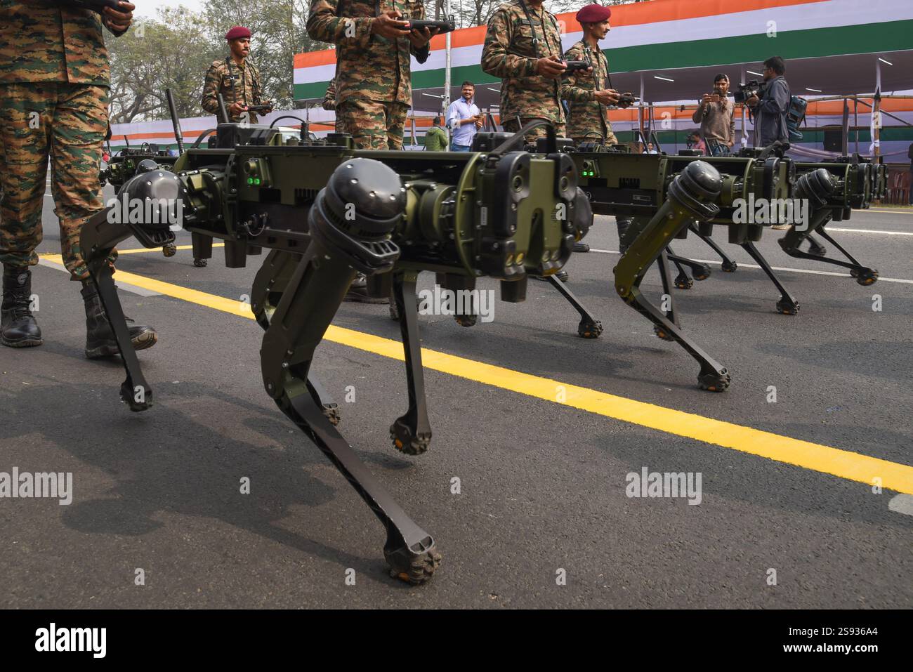Indian Army showcases Robotic Mules ahead of the Final dress rehearsal ...